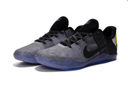 Nike Kobe XI 11 Elite Low Wolf Grey Black TV Multi Color Men Basketball ...