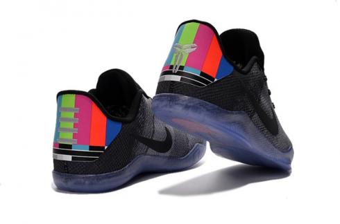 Nike Kobe XI 11 Elite Low Wolf Grey Black TV Multi Color Men Basketball ...