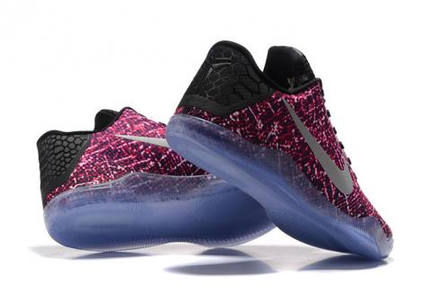 Nike Kobe XI 11 EM 3D Print Purple Silver Black Men Basketball Shoes ...