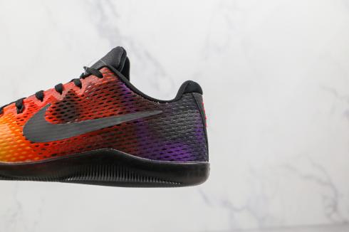 Nike Zoom Kobe 11 EM Sunset Red Black Yellow 836184-805 - Kobe 11 EP ...