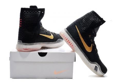 Nike Kobe 10 X Elite High Rose Gold Black What The BHM Men Shoe 718763 ...