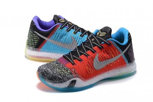 Nike Kobe X 10 Elite Low What The Multicolor Mamba Men Shoes NBT 802817 ...