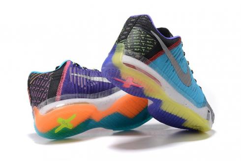 Nike Kobe X 10 Elite Low What The Multicolor Mamba Men Shoes NBT 802817 ...