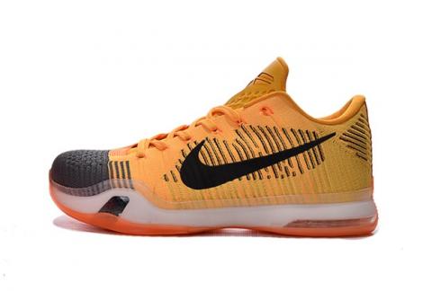 Nike Kobe X Elite Low Chester Rivalry Cheetah Total Orange 747212 818 ...