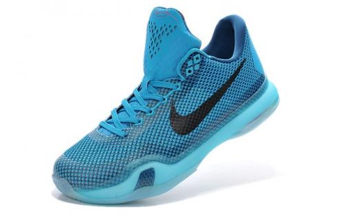 Nike Kobe 10 X EP Low Moon Blue Black Men Basketball Shoes 745334 ...