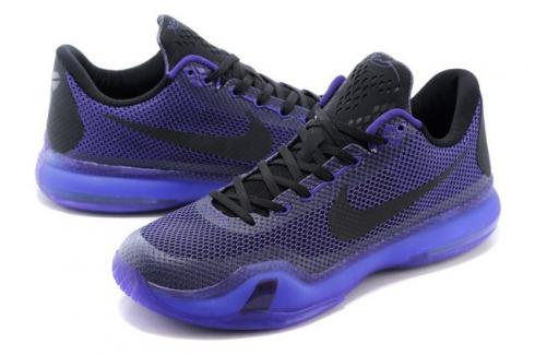 Nike Kobe X EP Blackout Kobe Bryant Basketball Black Persian Violet ...
