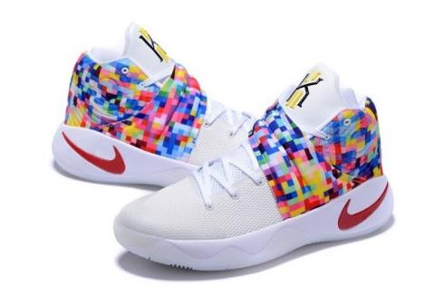 Nike Kyrie 2 II EP Effect Men Shoes White Red White Multi Color 820537 ...