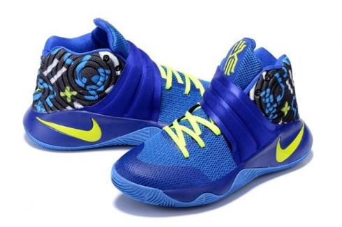 Nike Kyrie 2 II Effect EP Ivring Blue Yellow Men basketball Shoes ...