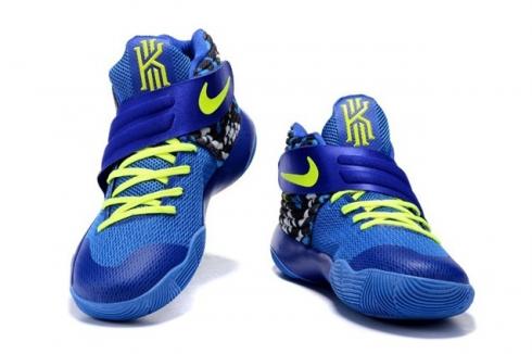 Nike Kyrie 2 II Effect EP Ivring Blue Yellow Men basketball Shoes ...
