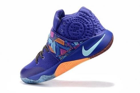 Nike Kyrie 2 II Effect EP Ivring Purple Blue Orange Men basketball ...