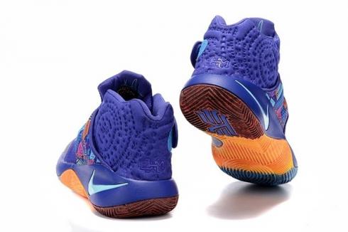 Nike Kyrie 2 II Effect EP Ivring Purple Blue Orange Men basketball ...
