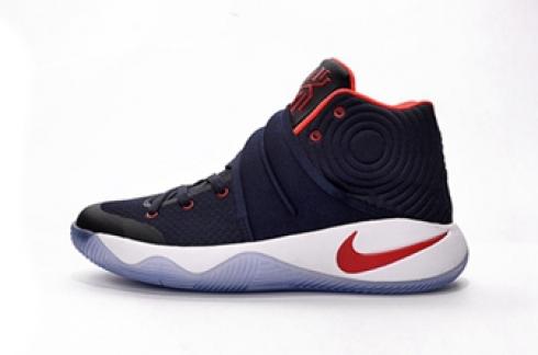 Nike Kyrie II 2 Irving Navy Blue White Red Men Shoes Basketball ...