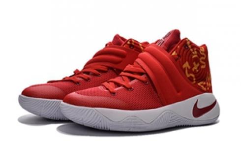 Nike Kyrie II 2 Pure Red Yellow White Men Shoes Basketball Sneakers ...