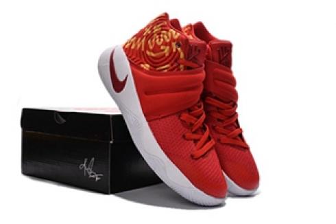 Nike Kyrie II 2 Pure Red Yellow White Men Shoes Basketball Sneakers ...
