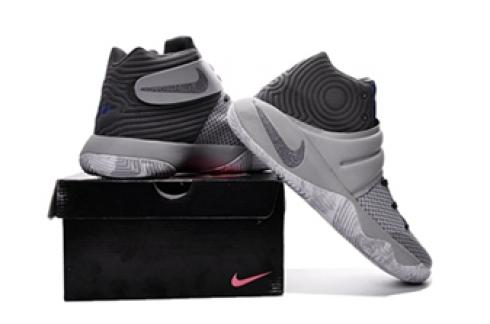 Nike Kyrie II 2 Wolf Grey Blue Men Shoes Basketball Sneakers 819583-004 ...