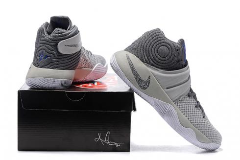 Nike Zoom Kyrie II 2 Men Basketball Shoes Light Grey All 898641 - Nike ...