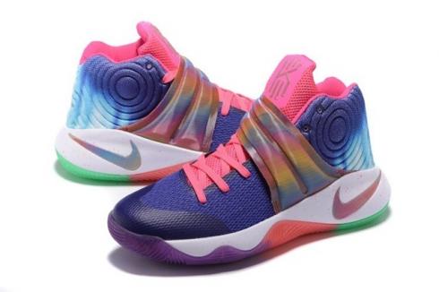 Nike Kyrie 2 II EP Rainbow Men Shoes Purple Orange Green Multi Color ...