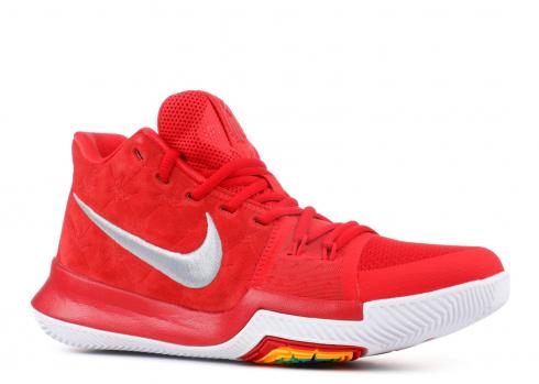 Kyrie 3 University Wolf Grey Red 852395-601 - Nike Kyrie 3 - Sepwear