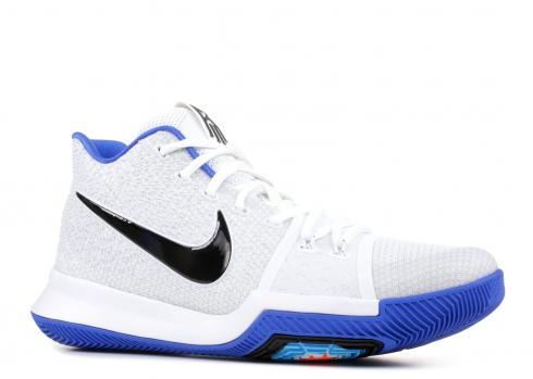 Kyrie 3 White Hyper Black Cobalt 852395-102 - Nike Kyrie 3 - Sepwear