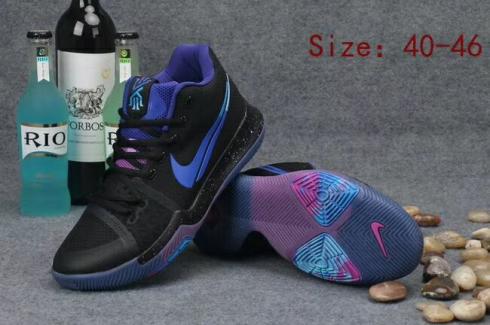 Nike Zoom Kyrie 3 EP Men Basketball Shoes Black Blue Purple - Nike ...