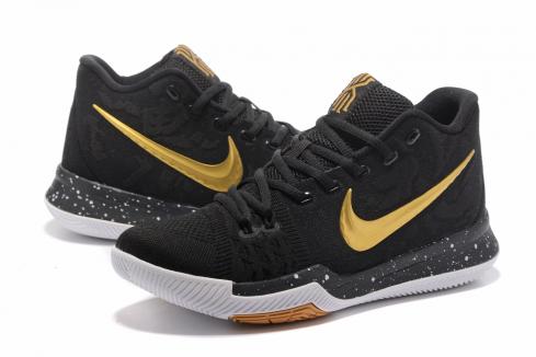 Nike Zoom Kyrie III 3 black yellow Men Basketball Shoes - Nike Kyrie 3 ...
