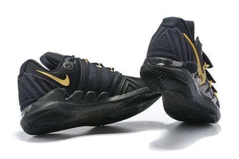 2020 Nike Kyrie V 5 Black Gold Ivring Basketball Shoes AO2918-007 ...
