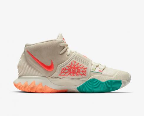 Nike Zoom Kyrie 6 N7 Light Cream Electric Green Flash CW1785-200 - Nike ...