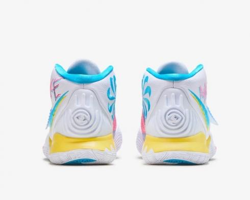 Nike Zoom Kyrie 6 Neon Graffiti White Opti Yellow Digital Pink Blue ...