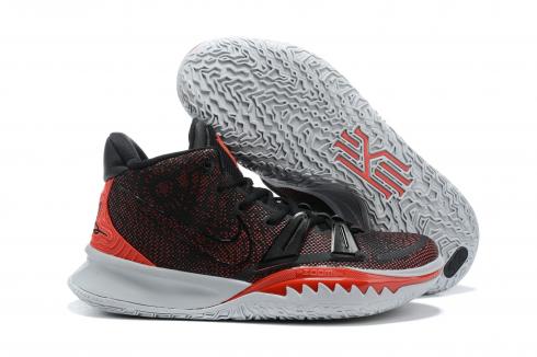 New Release Nike Kyrie 7 VII Pre Heat EP Black Red Grey Basketball ...