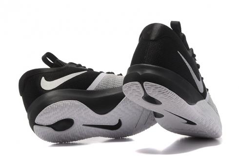 Nike Zoom Assersion EP Men Basketball Shoes Black Light Grey Silver ...