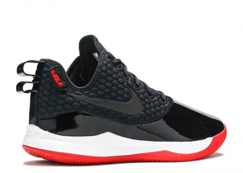 Nike Zoom Lebron Witness 3 Premium Black Red White Varsity BQ9819-001 ...