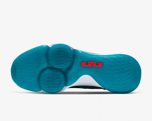 Nike Zoom LeBron Witness 4 Black Red Glass Blue White BV7427-005 ...