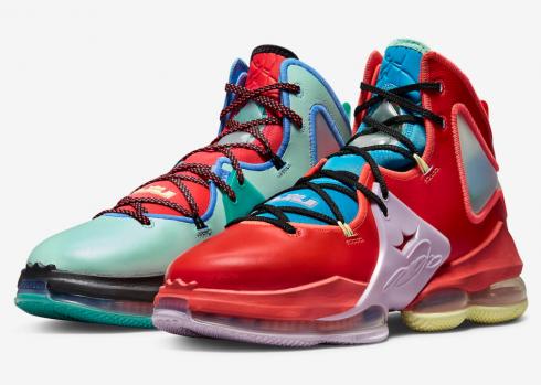 Nike Zoom LeBron 19 The Map Bright Crimson Malachite Coconut Milk ...