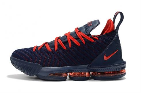 Nike LeBron 16 LBJ16 Dark Blue Red AO2595 - Zoom Lebron 16 - Sepcleat