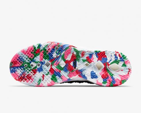 Nike Zoom LeBron 18 James Gang Black Pink Blast Multi-Color CQ9283-002 ...