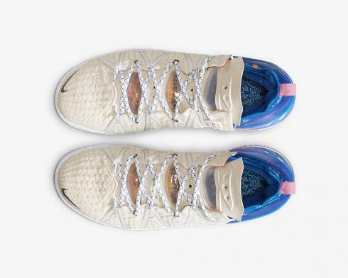 Nike Zoom LeBron 18 Los Angeles By Day Light Cream Game Royal Pink Glow ...