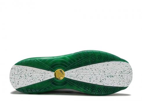 Nike Air Max Lebron 7 Akron akron Gold White Grg Green Metallic 375664 ...