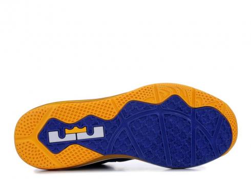 Nike Lebron 9 Low Entourage Royal Gold Mid Navy Game University 510811 ...