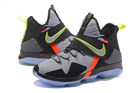 Nike Lebron XIV EP 14 Lebron James black grey yellow Men Basketball ...