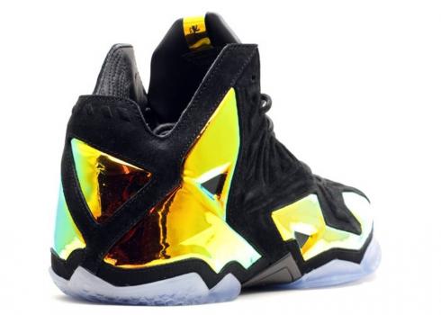 Nike Lebron 11 Ext Qs Kings Crown Black Gold Metallic 677693-001 - Zoom ...