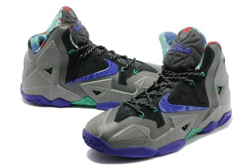 Nike Zoom Lebron XI 11 Men Basketball Shoes Wolf Grey Blue - Zoom ...