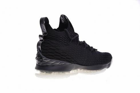 Nike Lebron 15 Xv Pe Ohio State University Triple Black White ...