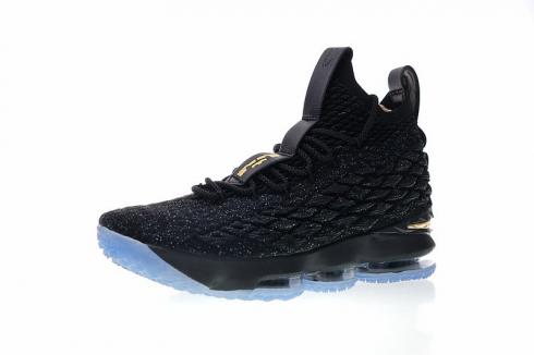 Nike Lebron XV EP 15 James Black Metallic Gold Men Basketball AO1754 ...