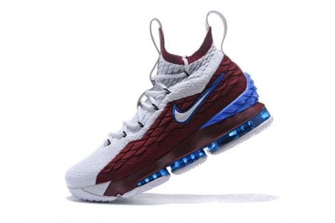 Nike Zoom Lebron XV 15 EP LBJ15 AZG White Red Blue 897649-907 - Zoom ...