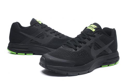 Nike Mens Air Zoom Pegasus 30 Black Green Running Shoes 599205-091 ...