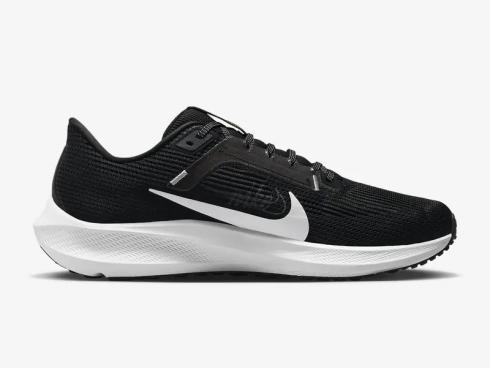 Nike Air Zoom Pegasus 40 PRM Quadruple Swoosh Black White Bright ...
