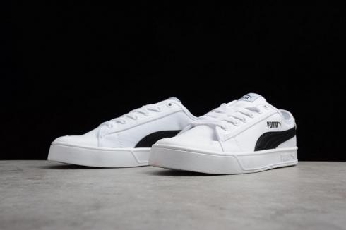 New Release Puma Smash V2 Vulc CV Canvas White Black 355968-02 - Puma ...