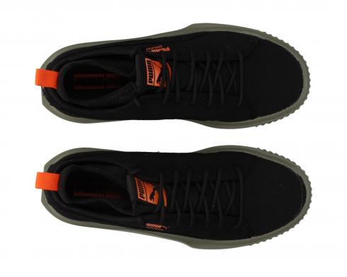 Puma Breaker Mesh Fight Or Flight Black Leather Mens Trainers 366987-01 ...