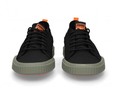 Puma Breaker Mesh Fight Or Flight Black Leather Mens Trainers 366987-01 ...