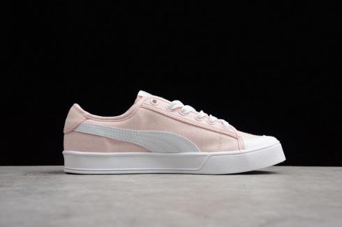 Puma Smash V2 VULC CV Casual Canvas Sneakers Pink White 365968-05 ...